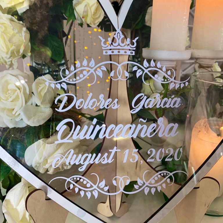 Custom Baby Shower Wooden Signature Drop Box With White Crown Frame ...