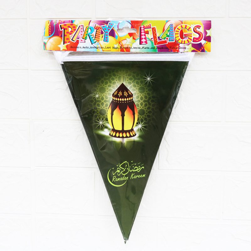 Eid Mubarak Ramadan Decorative Banner Flags For Islamic Year Festival ...