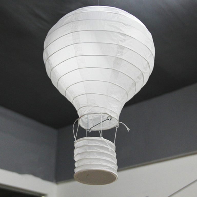 White Chinese Paper Lantern Hot Air Balloon Style For Weddings Kids ...