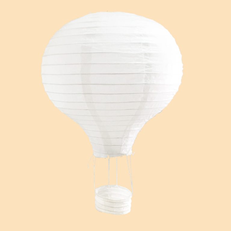 White Chinese Paper Lantern Hot Air Balloon Style For Weddings Kids ...