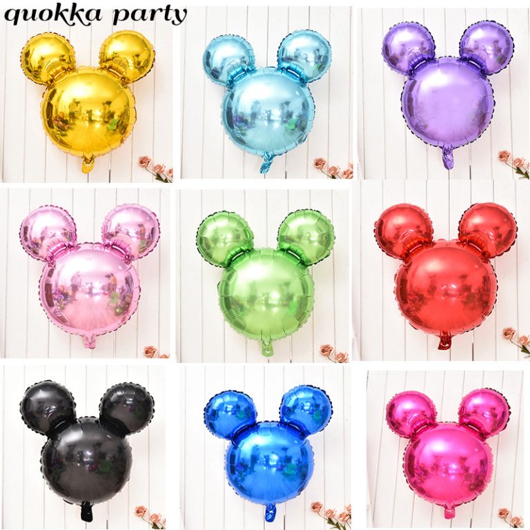 34 Disney Mickey Mouse Foil Balloon Cartoon Birthday Party Decorations ...