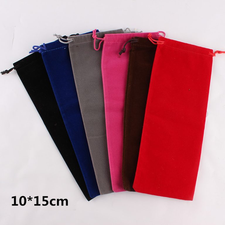 Custom Logo Large Velvet Drawstring Gift Bags - GetPartySupply.com - Up ...