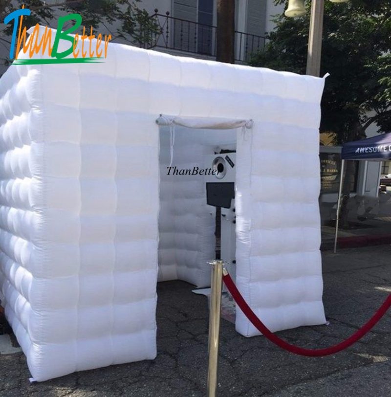 Led Inflatable Photo Booth Cube Customizable For Wedding Party Events ...