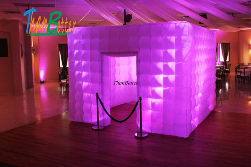 Led Inflatable Photo Booth Cube Customizable For Wedding Party Events ...