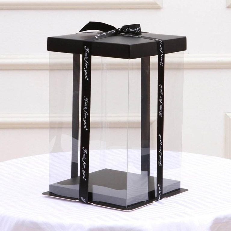 Transparent Display Gift Box For Teddy Bear Plush Rabbit Rose Gifts ...