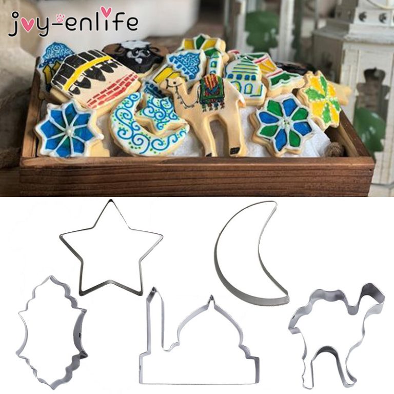 Eid Mubarak Ramadan Cookie Cutter Islamic Moon Star Biscuit Mold - GetPartySupply.com - Up to 50 ...